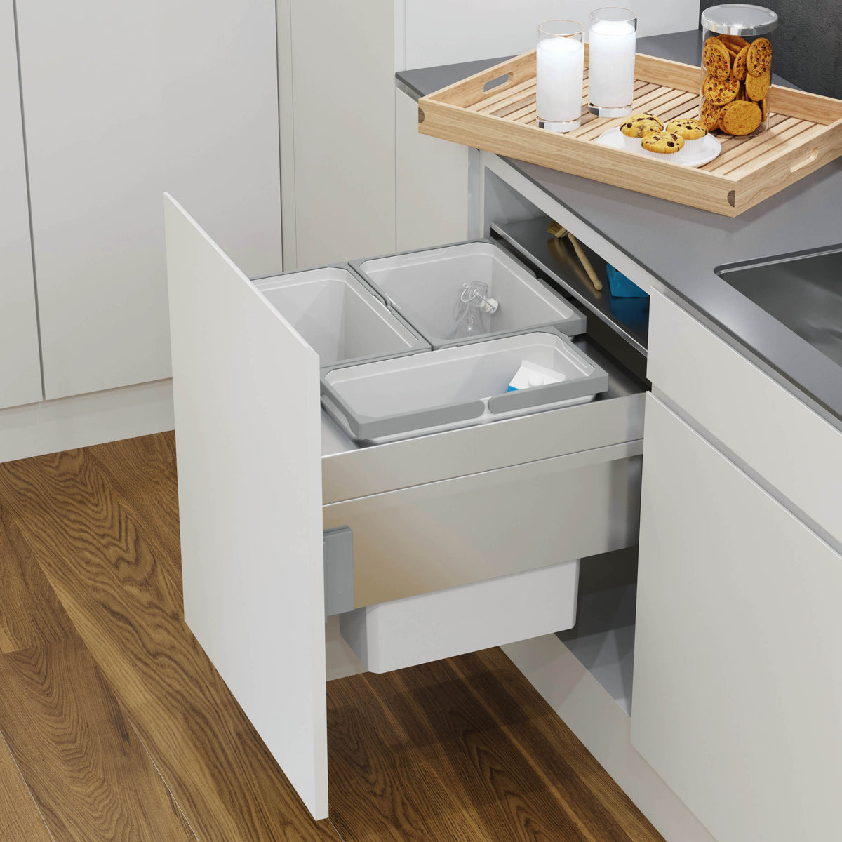 The Best Integrated Pull-out Kitchen Bins for 600mm-wide Cabinets ...